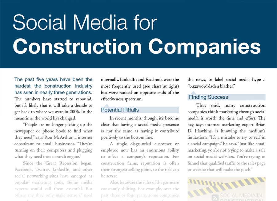 Social Media for Construction Companies - ICF Builder Magazine